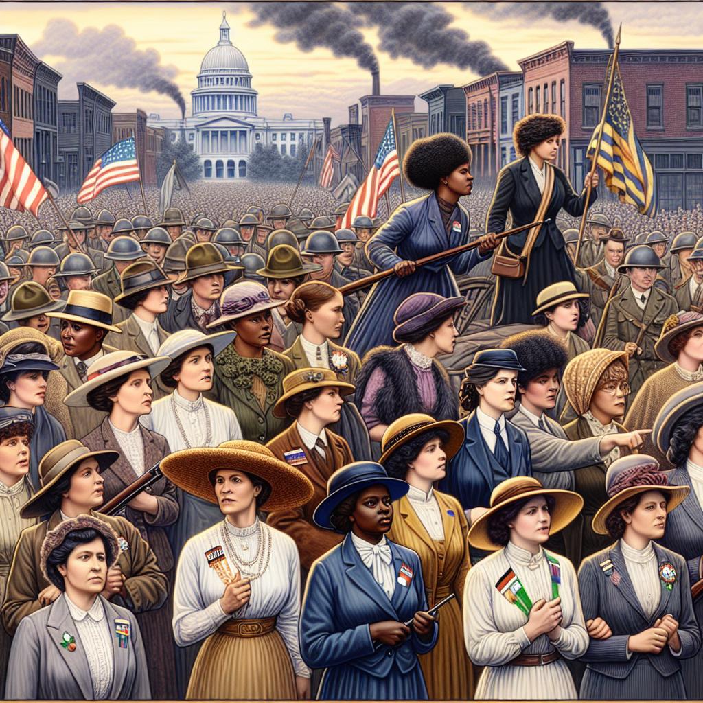 Cover image for Womens Suffrage Movement in the early 20th century